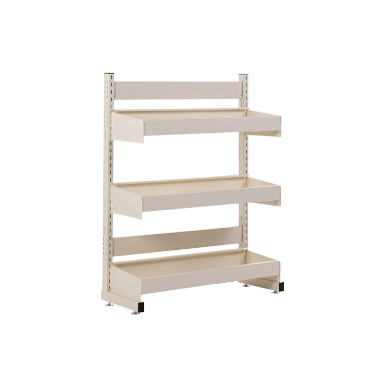 Single Sided Metal Shelving Browser Bin Unit – Fry Library & School ...