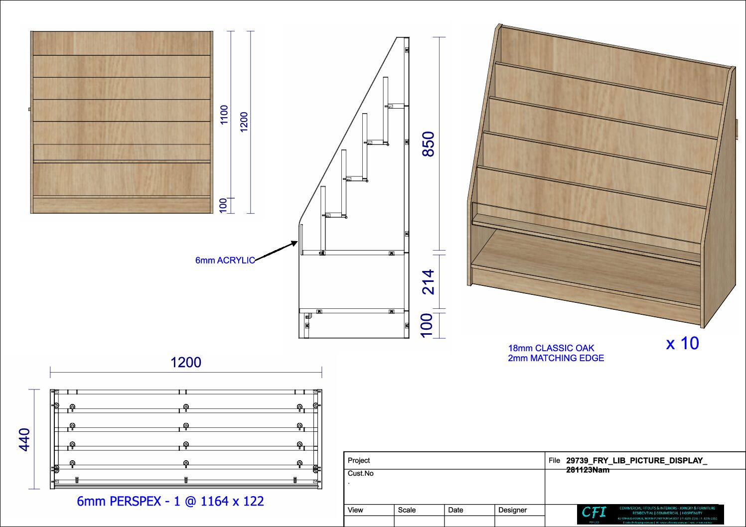 Picture book Display Unit – Fry Library & School Supplies