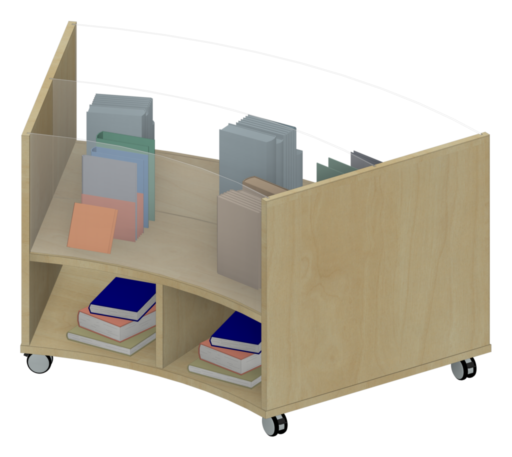 Curved Childrens Browser Box Mobile – Fry Library & School Supplies