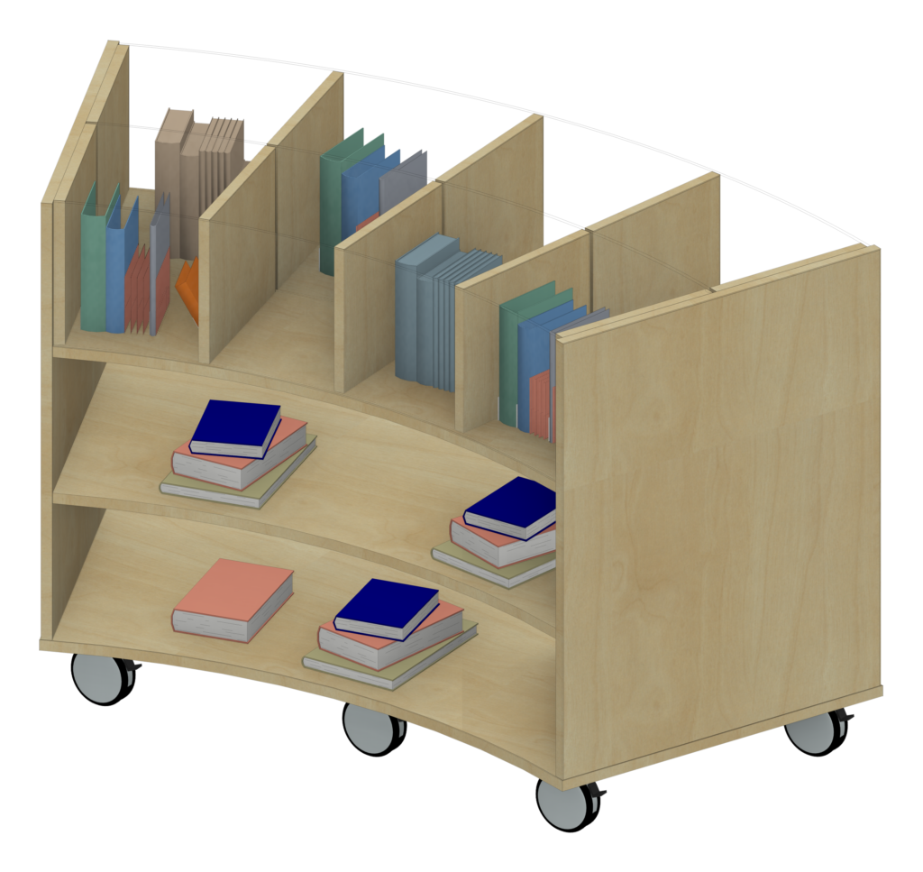 Curved Chilldrens Browser Box Mobile Double Decker – Fry Library ...