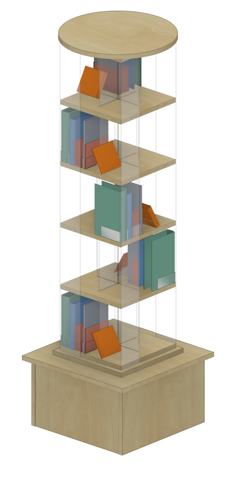 Acrylic Display Spinner Standard – Fry Library & School Supplies