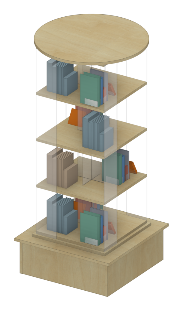 Acrylic Display Spinner Large – Fry Library & School Supplies