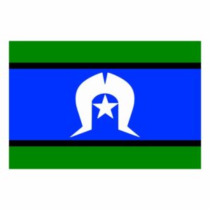 Torres strait islander flag 19 x 24mm Spine Stickers – Fry Library ...