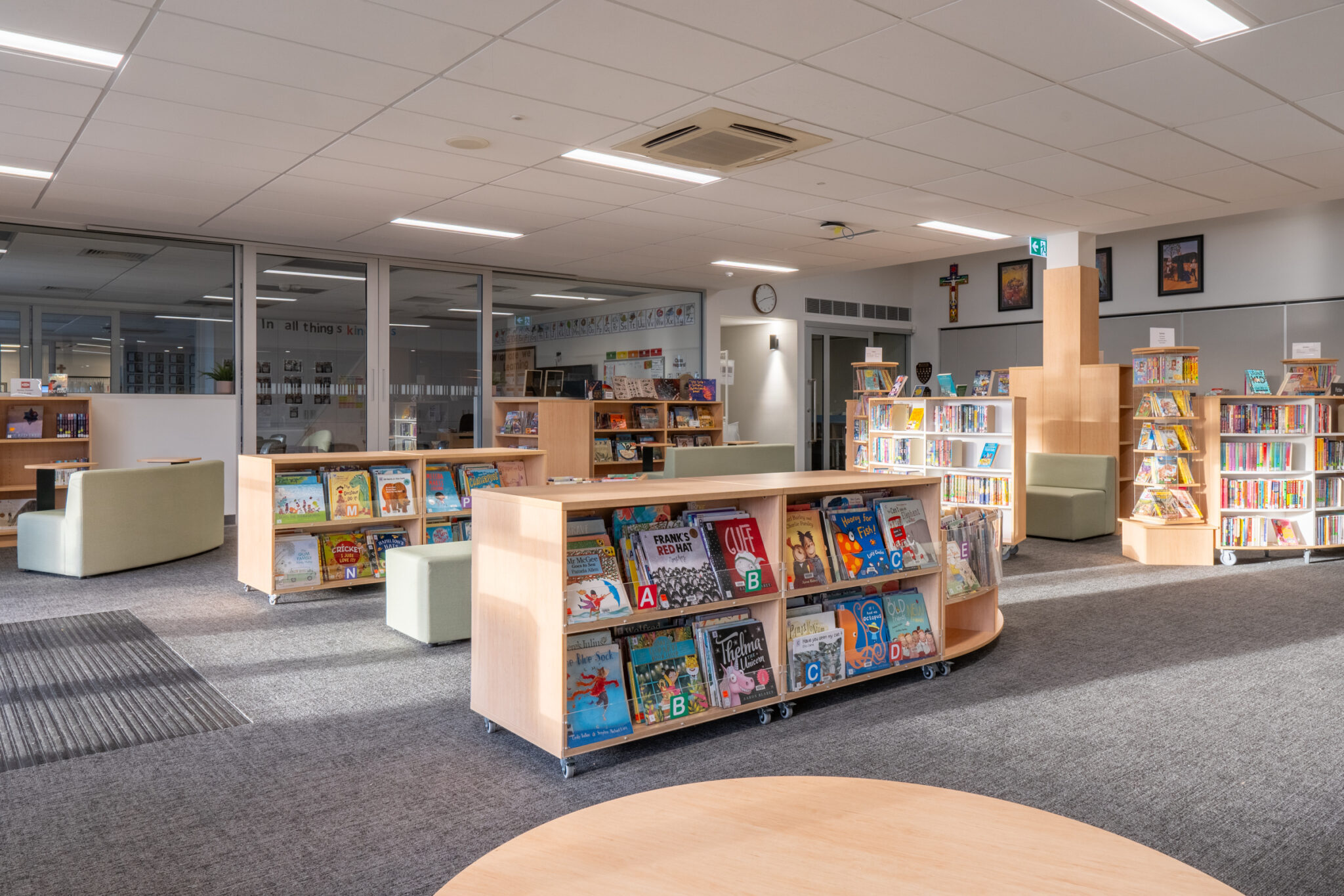 Double Sided Mobile Picture Book Short bookcase – Fry Library & School ...